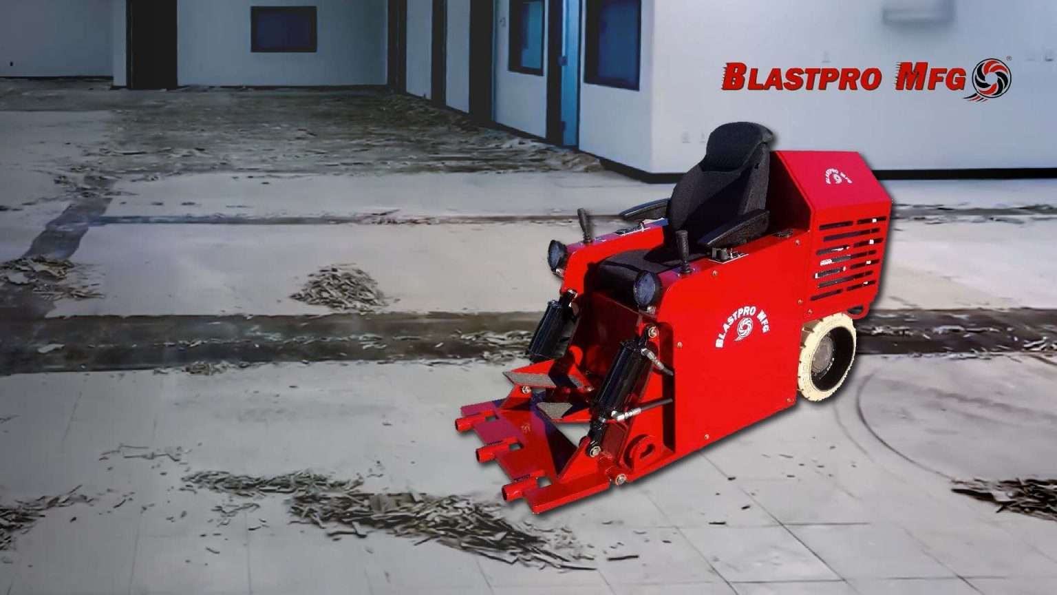 Blastpro BRB-3000 - Grattoir de plancher - Geroquip Inc