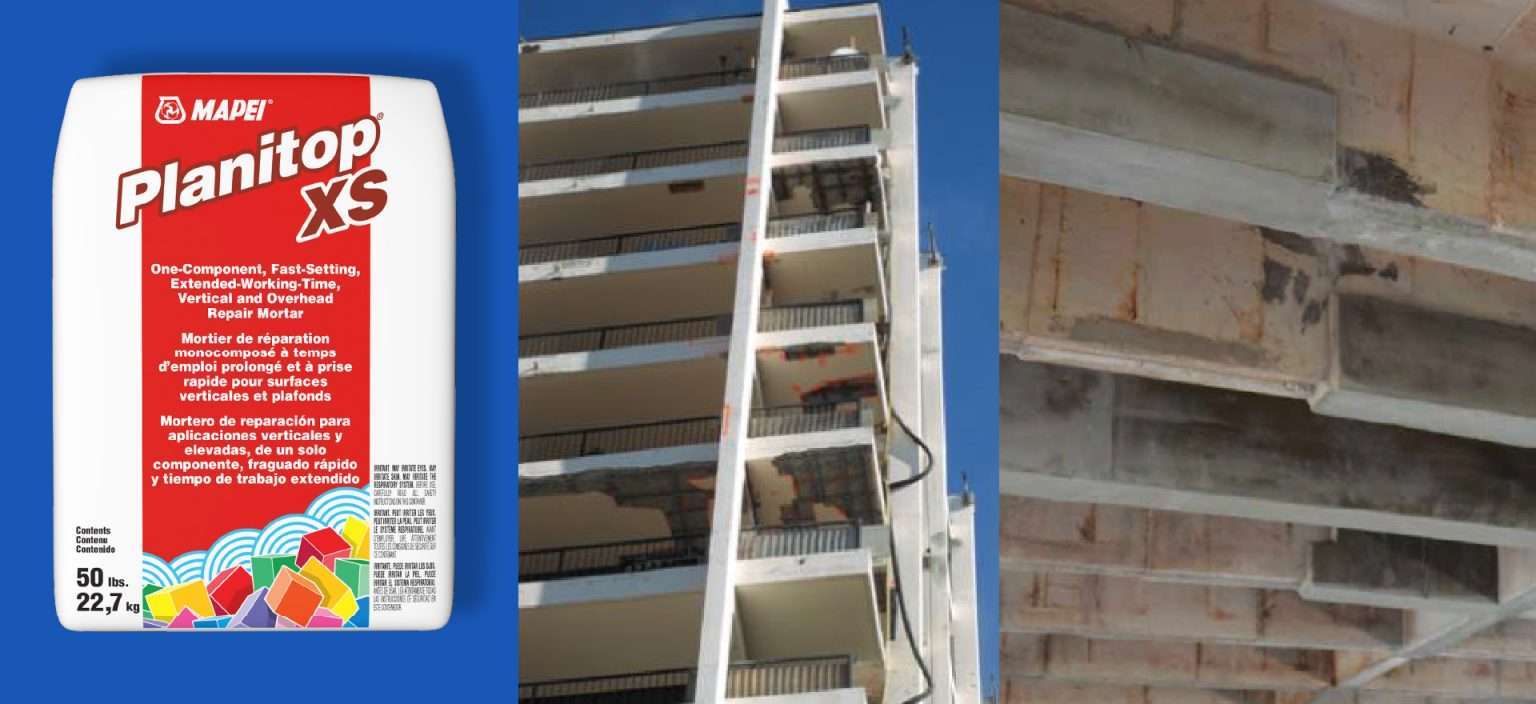 MAPEI Planitop XS - Mortier de réparation monocomposé - Geroquip Inc