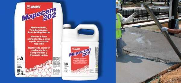 MAPEI Mapecem 202 - Two-Component Mortar - Geroquip Inc
