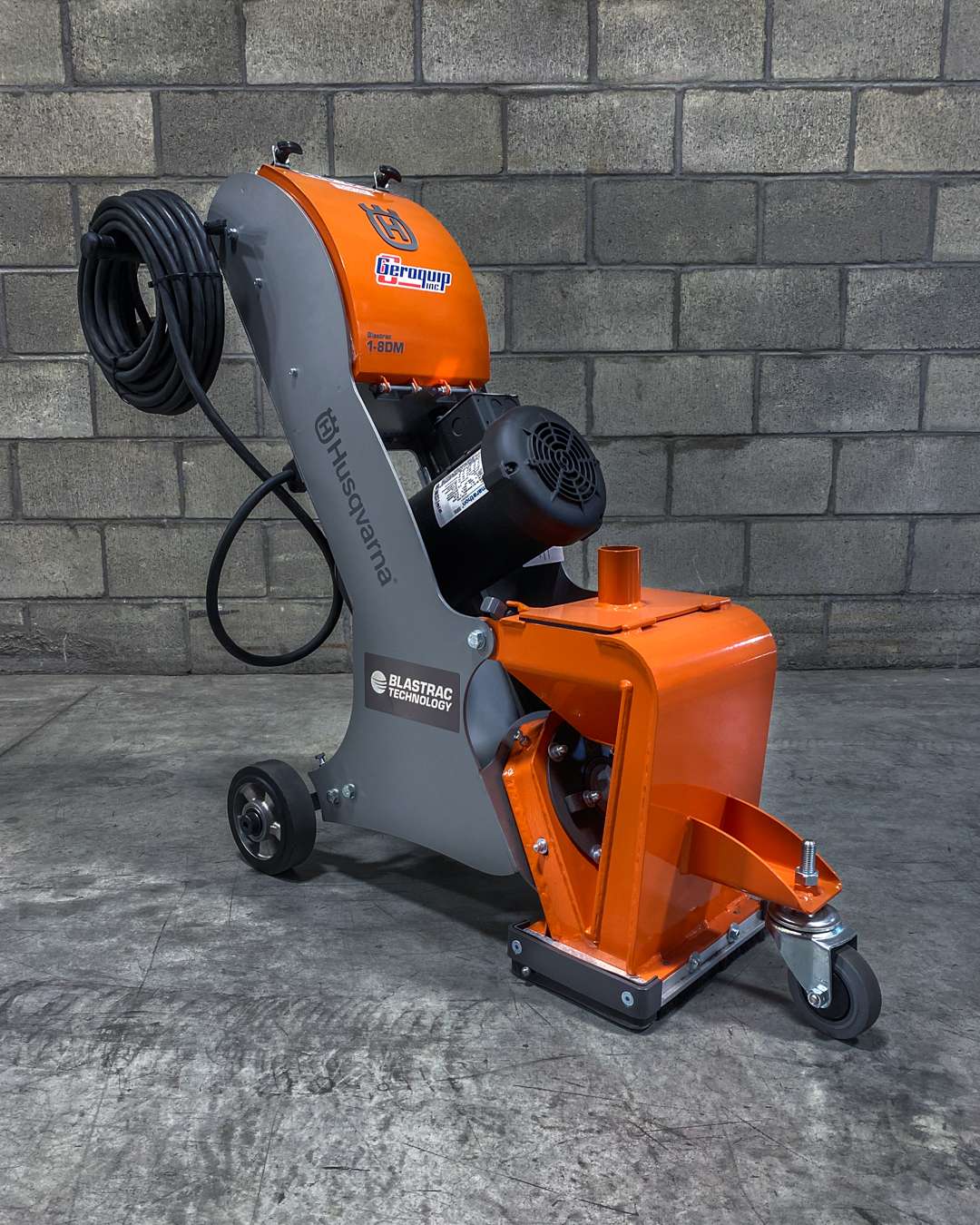 Husqvarna Blastrac 1-8DM - Shot blasting machine - Geroquip Inc