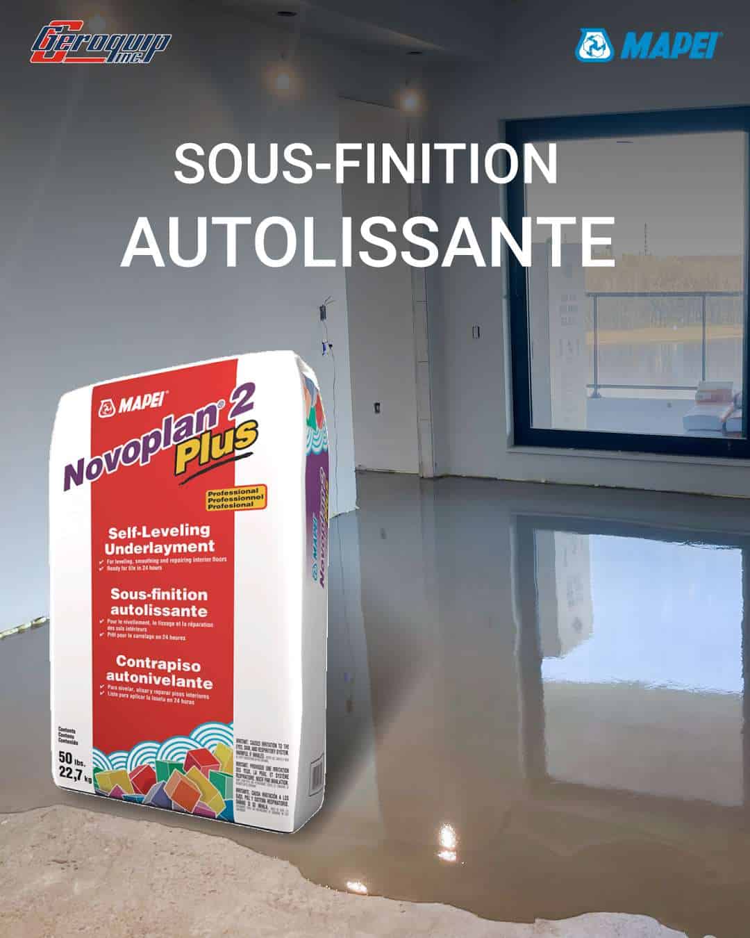 MAPEI Novoplan 2 Plus - Geroquip Inc